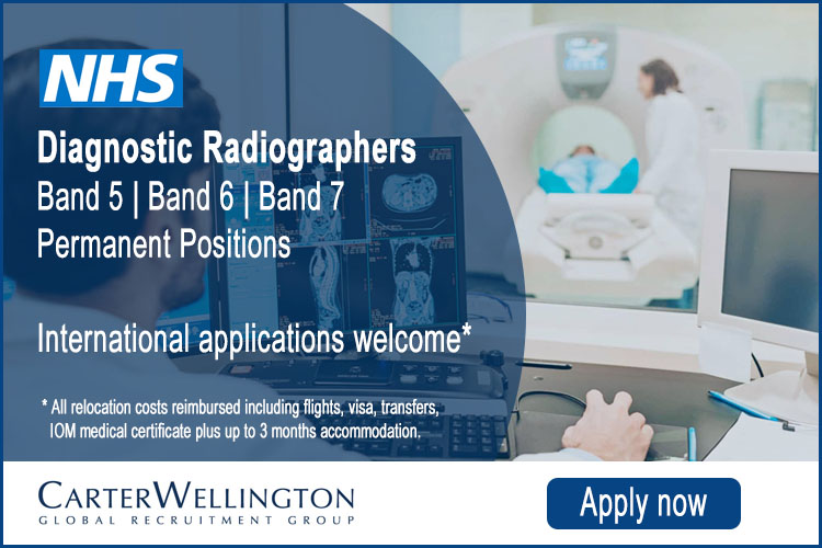 NHS Needs Diagnostic Radiographers - Carter Wellington Global ...